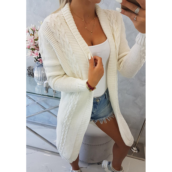 Kesi Weave neuletakki valkoinen - Neuleet | Jeans.fi